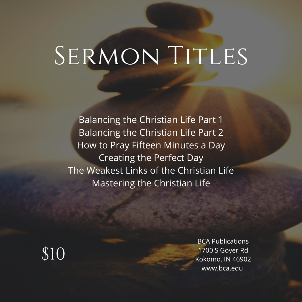 The Balanced Christian Life – Baptist College of America